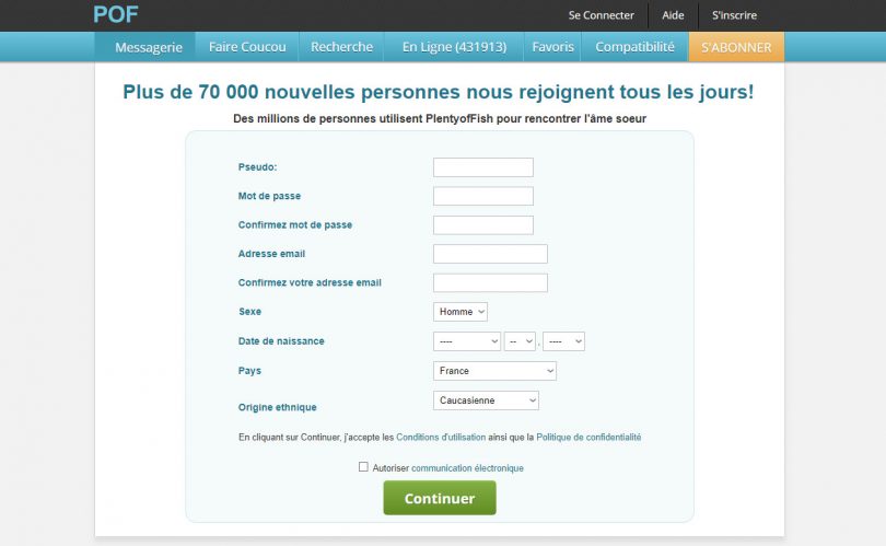 POF : Le vieux site de rencontre qui tient toujours la route